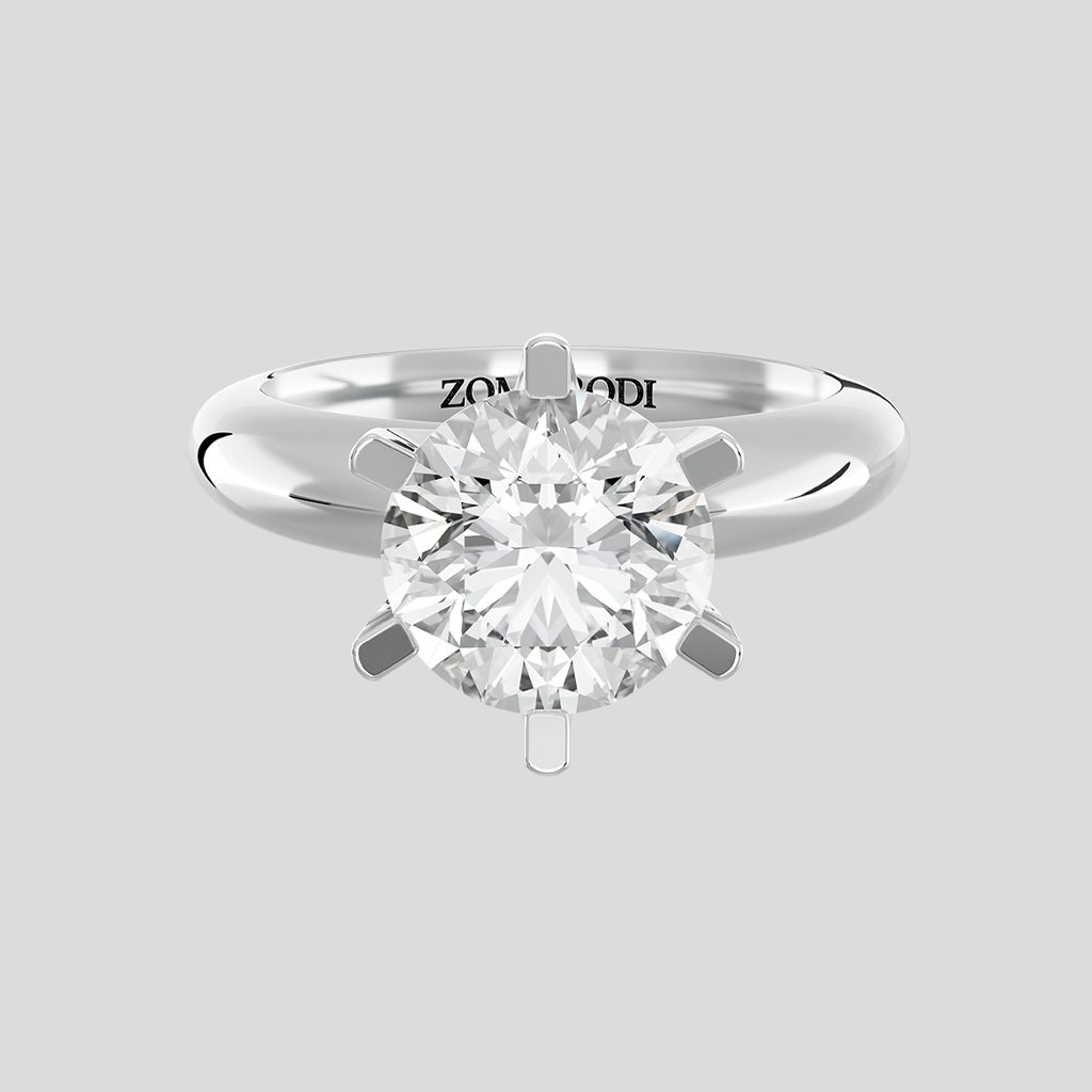 6 Prongs Solitaire - Zomorodi Jewelry Inc